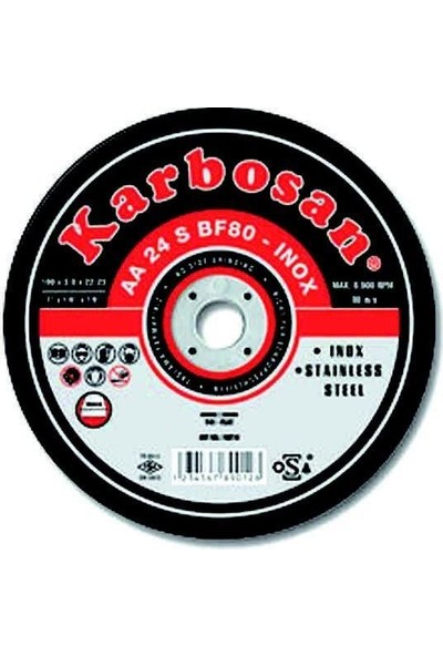 Karbosan İnox Kesici 115X1.0X22 Mm Karbosan İnox Kesici 115X1.0X22 Mm