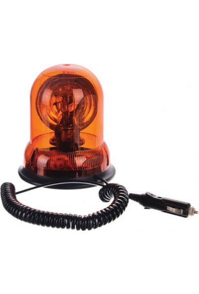 Emir Döner Lamba, Mıknatıslı, Çakmak Fişli / Kablolu, 12V