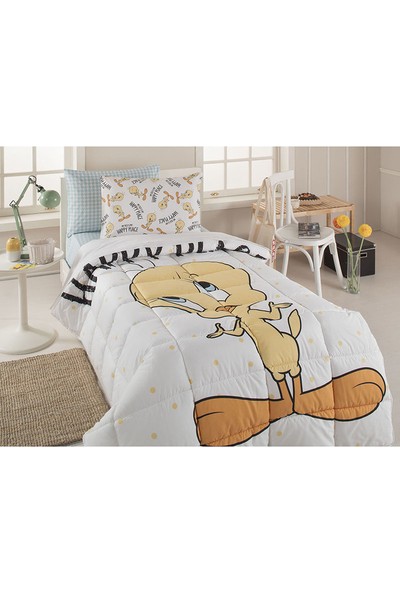 Özdilek Lisanslı Tek Kişilik Uyku Seti Tweety Happy Özdilek Lisanslı Tek Kişilik Uyku Seti Tweety Happy