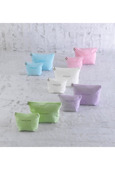 Marie Claire Makyaj Cantası Makı 32X22 Cm Krem Marie Claire Makyaj Cantası Makı 32X22 Cm Krem