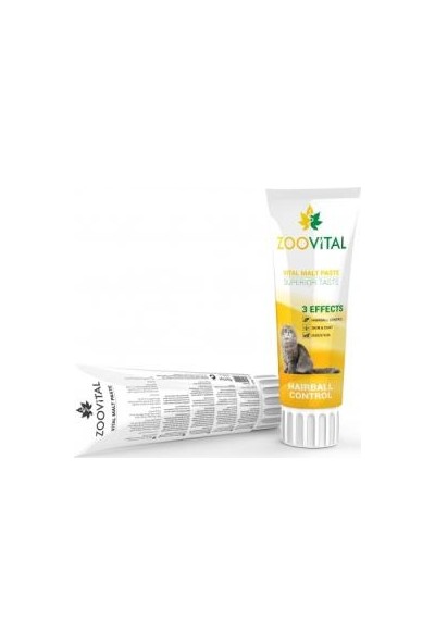Zoovital Hairball Control Sağlıklı Tüyler İçin Malt Kedi Macunu 100 Gr Zoovital Hairball Control Sağlıklı Tüyler İçin Malt Kedi Macunu 100 Gr