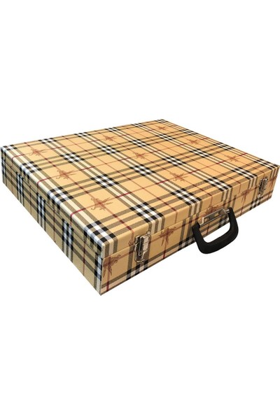 Standmarket Saat Çantası 30'lu Camsız Sarı Ekose Standmarket Saat Çantası 30'lu Camsız Sarı Ekose