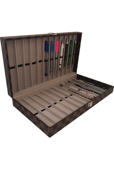 Standmarket Tesbih ve Kalem Kutusu İthal 24'lü Dama Desen