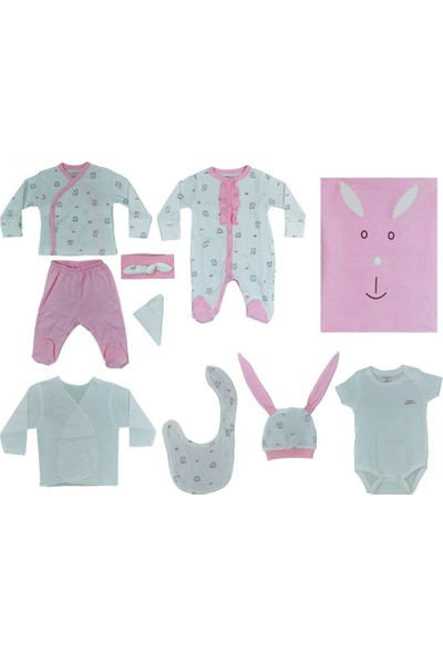 Andywawa Ac9408 Little Rabbit Hastane Çıkışı 10Lu Set 0-3 Ay