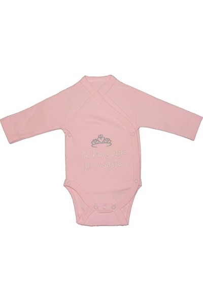 Uygun Bebe İk Ben Een Prinsesje Yenidoğan Kız Bebek Çıtçıtlı Body