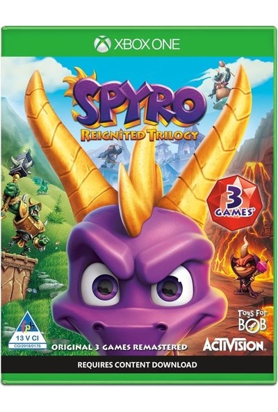 Activision Spyro Reignited Trilogy Xbox One Oyun Activision Spyro Reignited Trilogy Xbox One Oyun