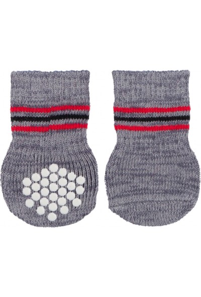 Trixie Köpek Çorabı, Kaymaz, Xl, 2 Adet, Gri Trixie Köpek Çorabı, Kaymaz, Xl, 2 Adet, Gri