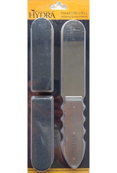 Tarko Hydra Yedekli Paslanmaz Çelik Ayak Topuk Törpüsü HD 2221