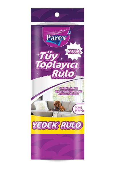 Parex Mega Tüy Toplayıcı Yedek Rulo 60 Lı