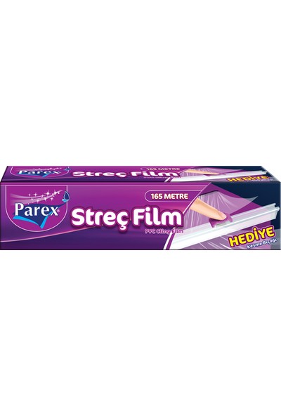 Parex Streç Film 165 Metre + Kesme Bıçağı