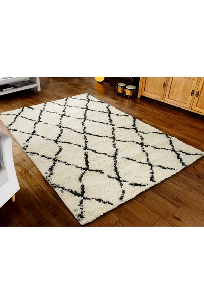 Payidar Shaggy Halı G0276 KREM/SİYAH 80X150 6 Renk Seçeneğiyle Payidar Shaggy Halı G0276 KREM/SİYAH 80X150 6 Renk Seçeneğiyle
