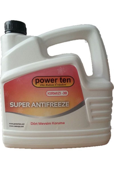 Powerten Kırmızı 3 lt Antifiriz Powerten Kırmızı 3 lt Antifiriz