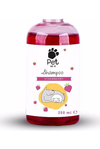 Pet Love Eco Kedi & Köpek Şampuanı Strawberry 250 Ml
