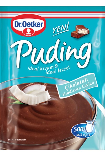 Dr. Oetker Çikolatalı Hindistan Cevizli Puding 100 gr