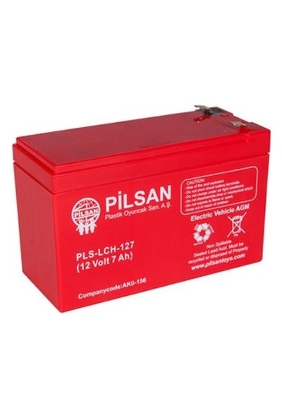 Pilsan 12V. 7Ah Akü