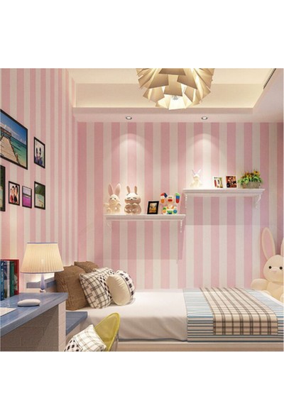 Dekonil Pembe Şeritli Duvar Kağıdı (7960-D) Dekonil Pembe Şeritli Duvar Kağıdı (7960-D)