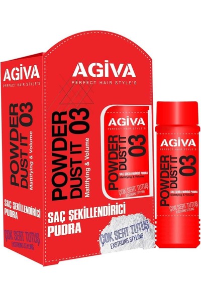 AGİVA SAÇ ŞEKİLLENDİRİCİ PUDRA - 03 ÇOK SERT TUTUŞ AGİVA SAÇ ŞEKİLLENDİRİCİ PUDRA - 03 ÇOK SERT TUTUŞ