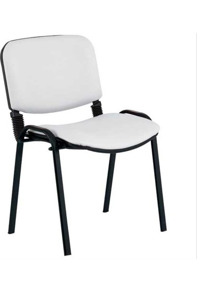Coşkun Büro/25 Beyaz-Deri Form Sandalye Coşkun Büro/25 Beyaz-Deri Form Sandalye