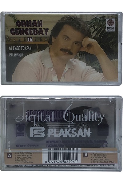 Orhan Gencebay - Ya Evde Yoksan/Seni Arıyorum - Kaset