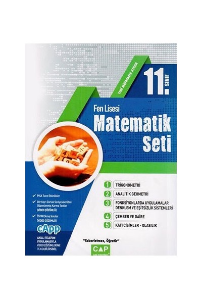 Çap Yayınları 11. Sınıf Fen Lisesi Matematik Seti Çap Yayınları 11. Sınıf Fen Lisesi Matematik Seti