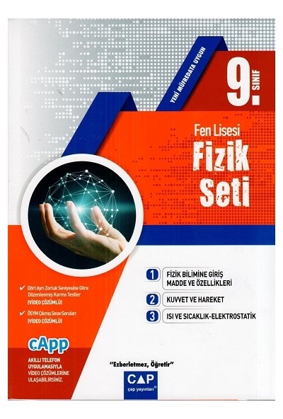 Çap Yayınları 9. Sınıf Fizik Seti Fen Lisesi