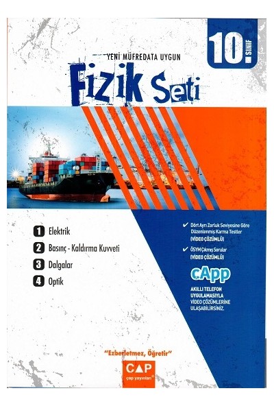 Çap Yayınları 10. Sınıf Fizik Seti