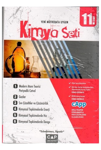 Çap Yayınları 11. Sınıf Kimya Seti