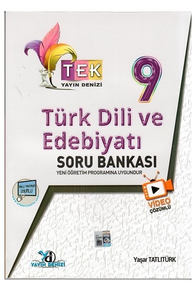 Yayın Denizi 9. Sınıf TEK Serisi Video Çözümlü Türk Dili ve Edebiyatı Soru Bankası