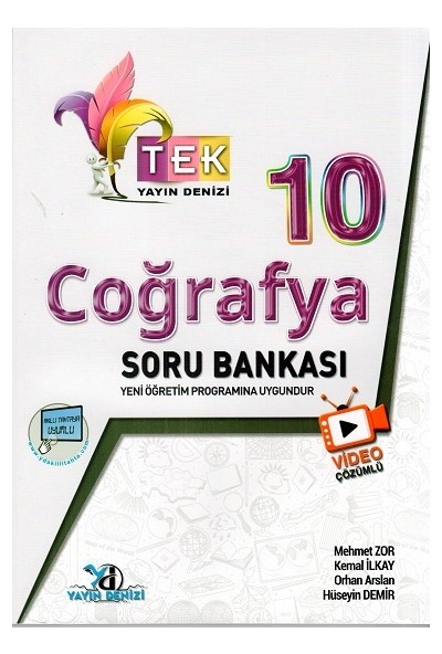 Yayın Denizi 10. Sınıf TEK Serisi Video Çözümlü Coğrafya Soru Bankası Yayın Denizi 10. Sınıf TEK Serisi Video Çözümlü Coğrafya Soru Bankası