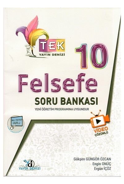 Yayın Denizi 10. Sınıf TEK Serisi Video Çözümlü Felsefe Soru Bankası Yayın Denizi 10. Sınıf TEK Serisi Video Çözümlü Felsefe Soru Bankası