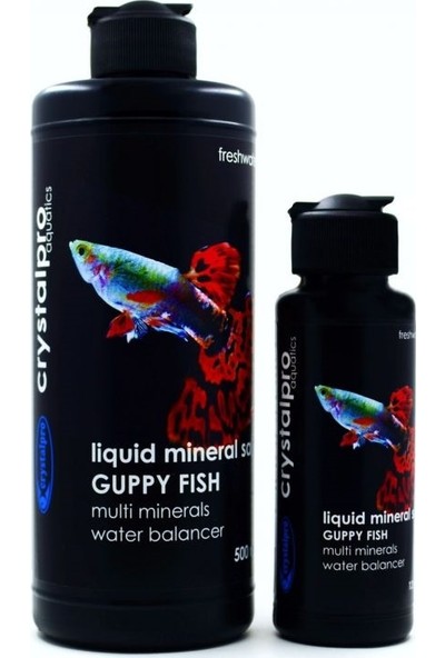 Crystalpro Guppy Mineral Salt Lepistes Mineral Tuzu 125 Ml