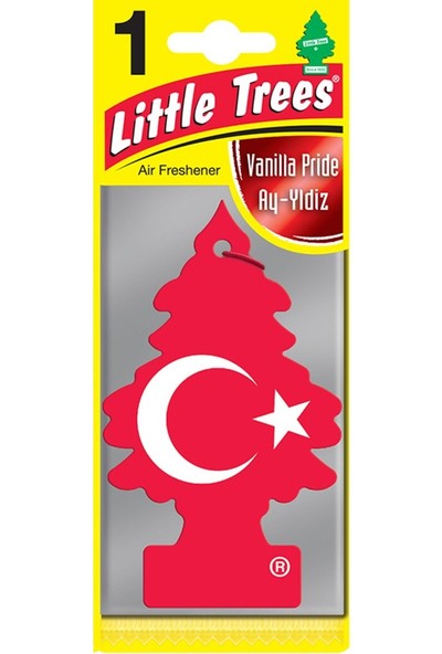 Little Trees TÜRK Bayrağı Vanilya Aromalı Oto Kokusu Little Trees TÜRK Bayrağı Vanilya Aromalı Oto Kokusu