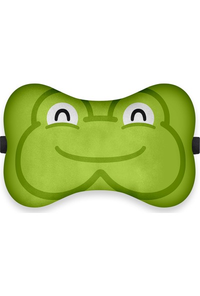 Olunca Kurbağa Tasarım Boyun Yastığı