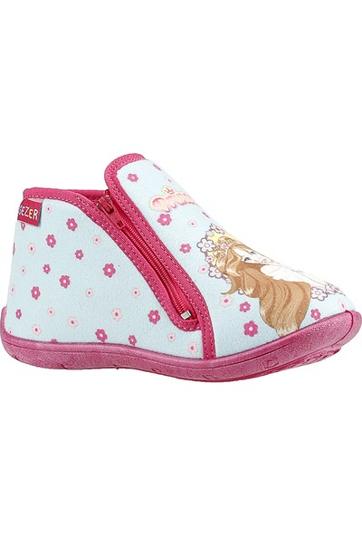 Gezer 2806 Mavi-Fuşya Ev Kreş Ve Okul Kız Çocuk Panduf Ayakkabı Gezer 2806 Mavi-Fuşya Ev Kreş Ve Okul Kız Çocuk Panduf Ayakkabı