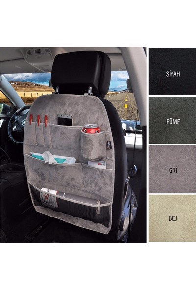 Olunca Koltuk Arkası Organizer Gri