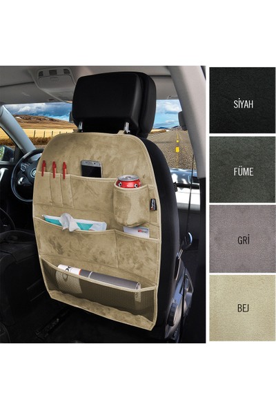 Olunca Koltuk Arkası Organizer Bej