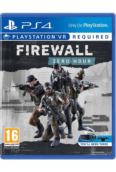 Firewall Zero Hour VR PS4 Oyun Firewall Zero Hour VR PS4 Oyun