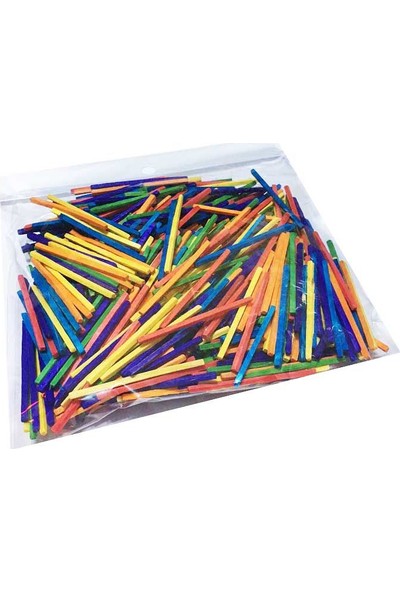 Lino Ahşap Renkli Kibrit Çöpü - 600 Adet Dekoratif Süsleme Malzemesi Lino Ahşap Renkli Kibrit Çöpü - 600 Adet Dekoratif Süsleme Malzemesi