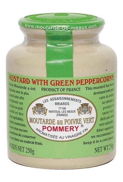 Pommery Yeşil Biber Taneli Hardal, 250gr