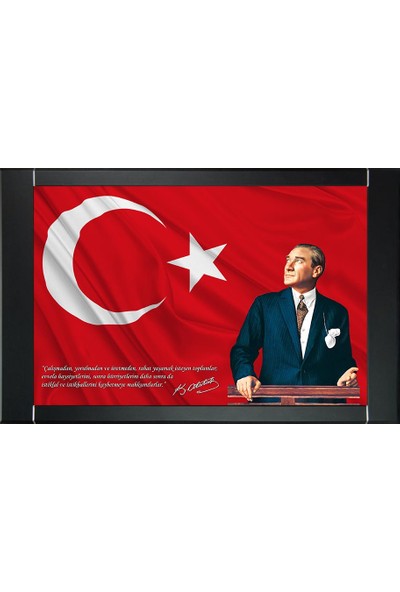 Abc 100X150 Dijital Baskı Atatürk Portreli Makam Panosu Abc 100X150 Dijital Baskı Atatürk Portreli Makam Panosu