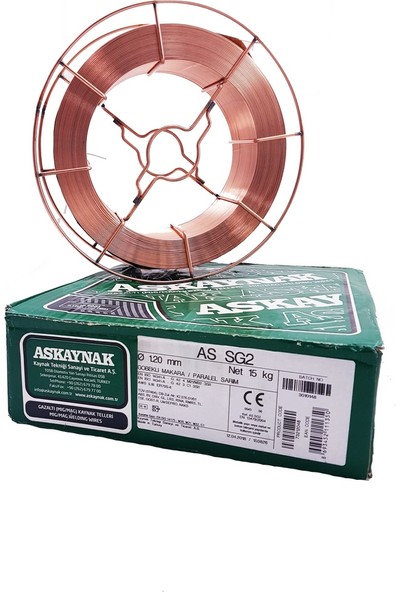 Askaynak As Sg2 1,20Mm 15Kg Gazaltı Kaynak Teli