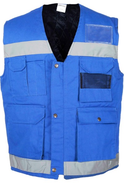 Ssm Neon Harman Kumaş Haritacı Yelek