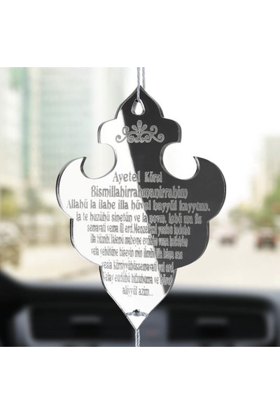 Olur O Zaman Ayetel Kürsi Pleksi Araba Dikiz Aynası Süsü