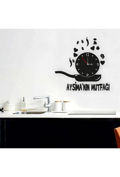 Olur O Zaman Kişiye Özel Mutfak Tava Figürlü Dekoratif Duvar Saati Olur O Zaman Kişiye Özel Mutfak Tava Figürlü Dekoratif Duvar Saati