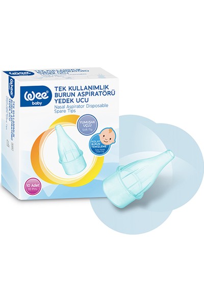 Wee Baby Burun Aspiratörü Yedek Ucu 10 Adet / 162
