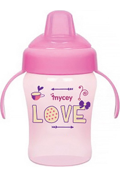 Mycey Damlatmaz Bardak Kulplu Love