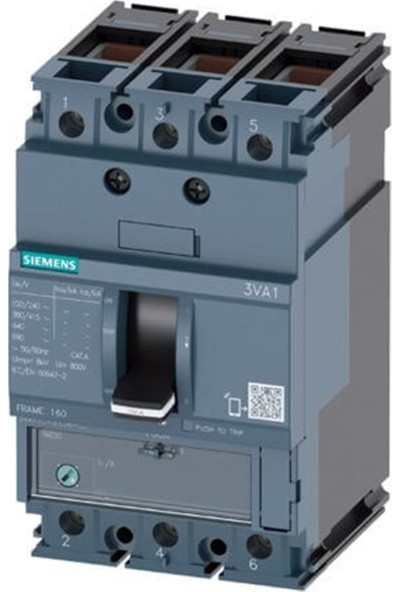 Siemens 3Vm1010-3Ed32-0Aa0 - Sentron 3Vm 3 Kutuplu Kompakt Şalter 25 Ka 100A Sabit Siemens 3Vm1010-3Ed32-0Aa0 - Sentron 3Vm 3 Kutuplu Kompakt Şalter 25 Ka 100A Sabit