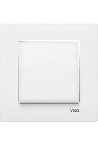 Viko 90967001 - Karre Anahtar Beyaz Çerçeveli