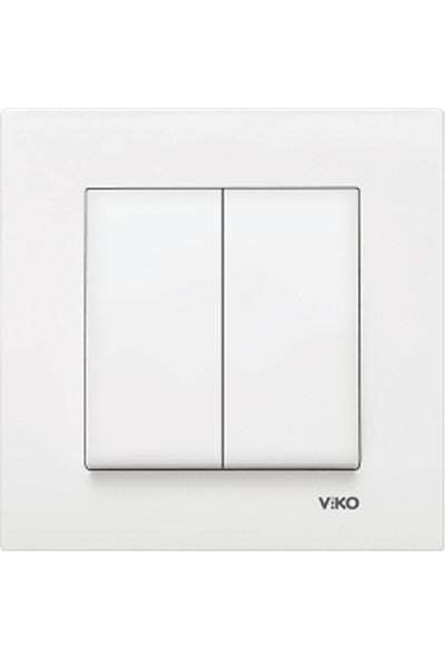 Viko 90967002 - Karre Komütatör Beyaz Çerçeveli