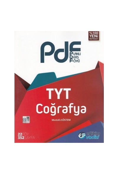 Eğitim Vadisi Yayınları TYT Coğrafya Planlı Ders Föyü (PDF) Eğitim Vadisi Yayınları TYT Coğrafya Planlı Ders Föyü (PDF)